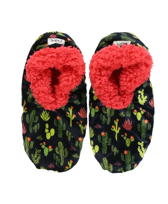 Lazy One Adult Cactus Fuzzy Feet Slippers-The Snare Shop