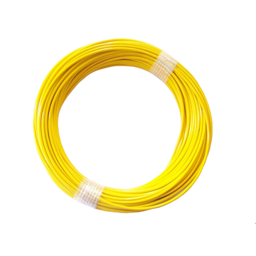 galvanized aircraft cable pvc coated yellow 7x19 3/32 - 1/8-The Snare Shop